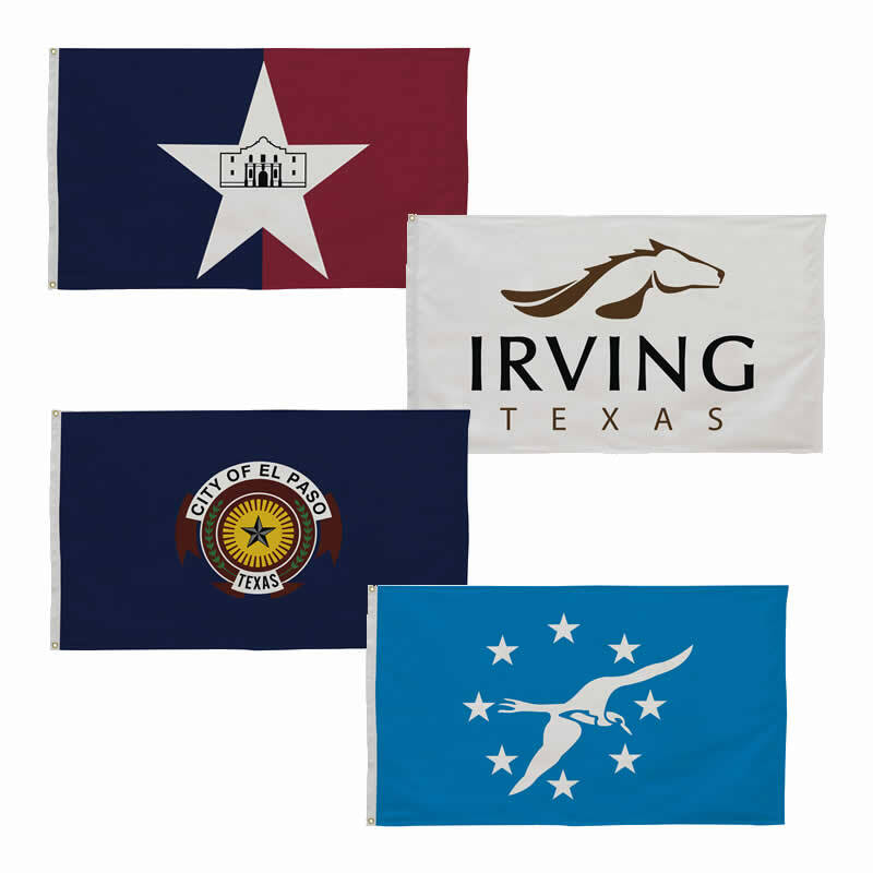 City Flags across the state of Texas | Ameritexflags.com