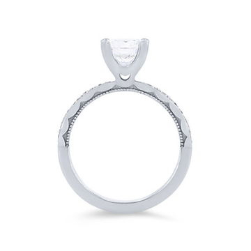 Tacori Sculpted Crescent Round Engagement Setting | Diamonds Direct