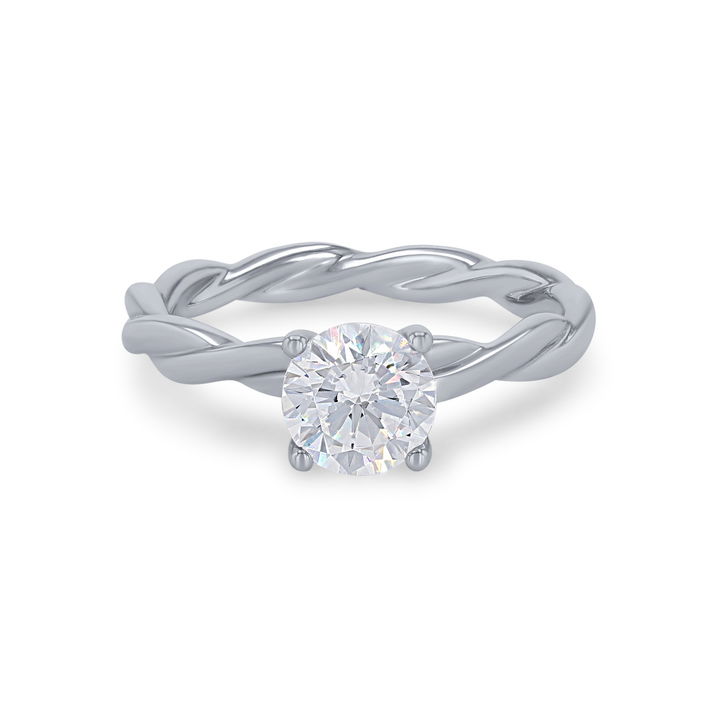 Solitaire Rope Twist Engagement Setting | Diamonds Direct
