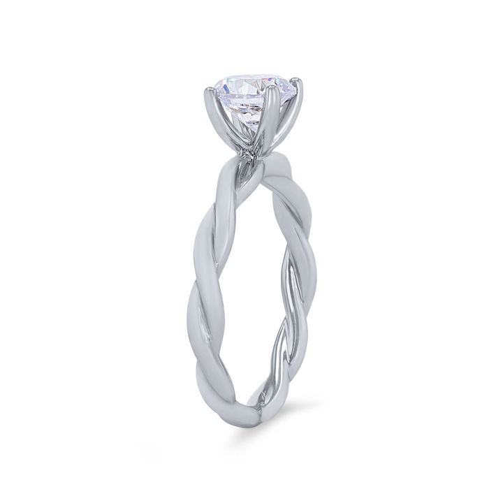 Solitaire Rope Twist Engagement Setting | Diamonds Direct
