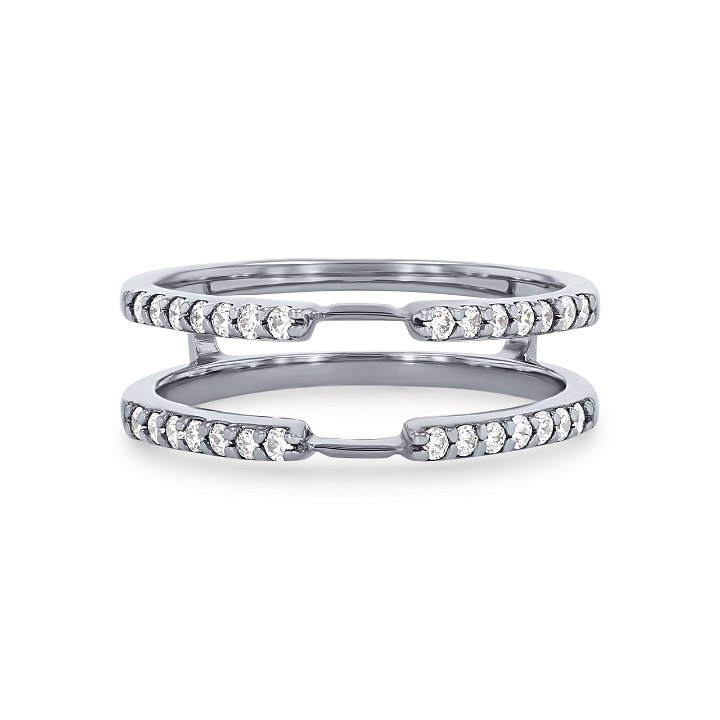 Raised Diamond Ring Guard by True Romance