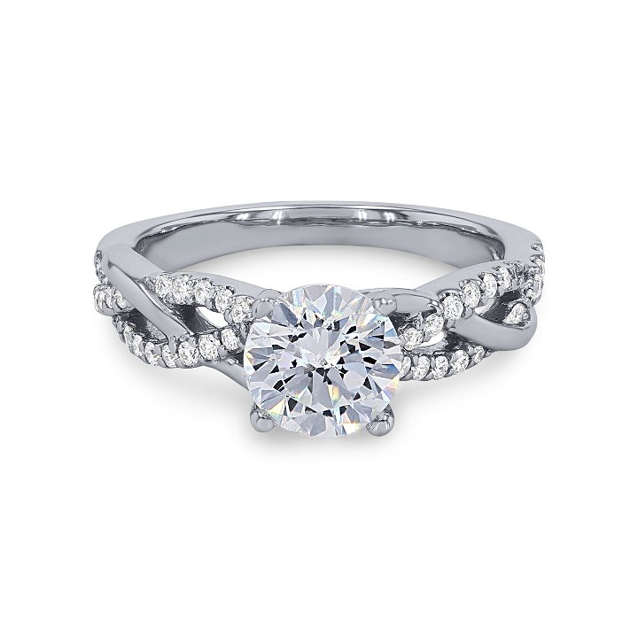 Artcarved Woven Diamond Engagement Setting | Diamonds Direct