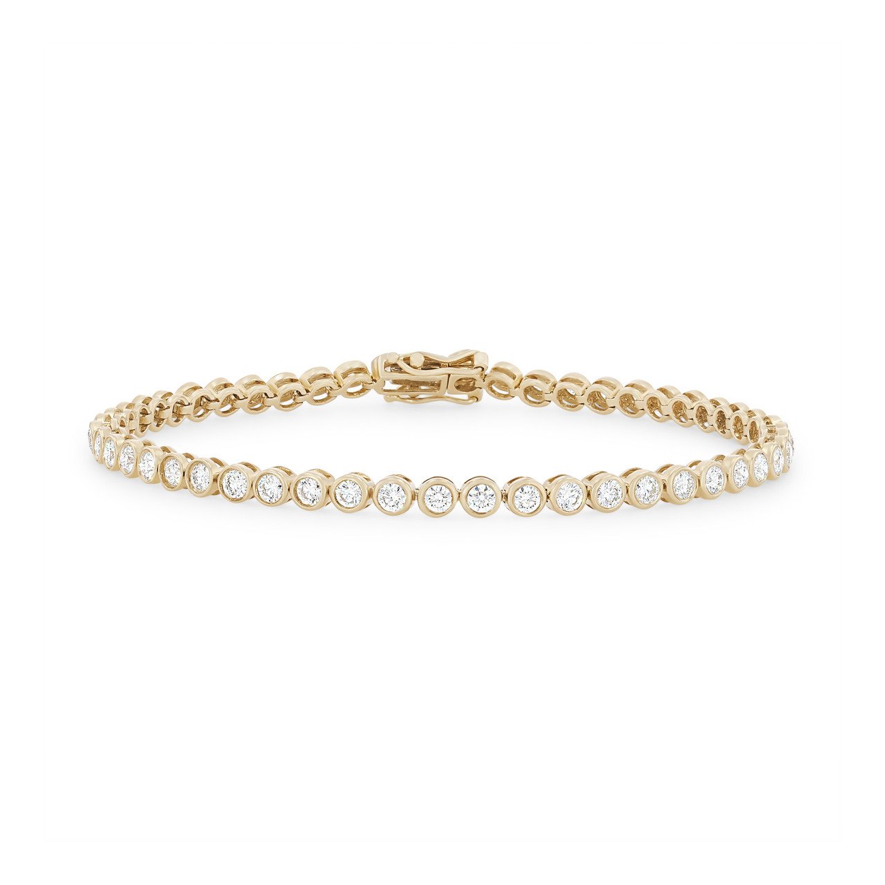 Diamond Bezel Tennis Bracelet Diamonds Direct