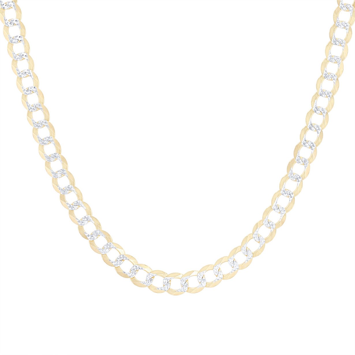 22 inch Diamond Cut Cuban Link Chain