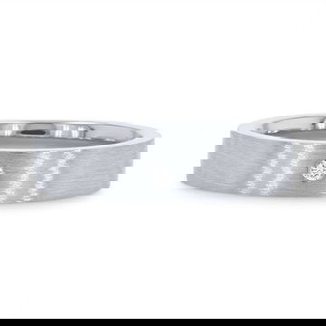 Swirl Accent Diamond 4mm Wedding Band | Diamonds Direct