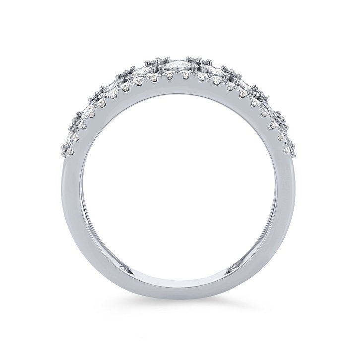 Multi-Row Illusion Diamond Band | Diamonds Direct