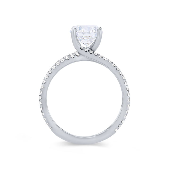Sylvie Split Diamond Engagement Setting | Diamonds Direct