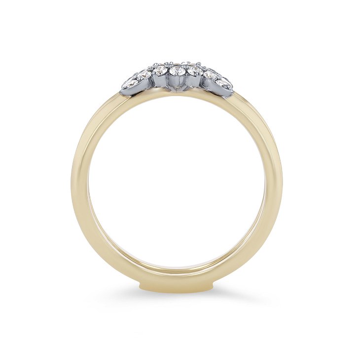 Simon G. Diamond Floral Ring Guard