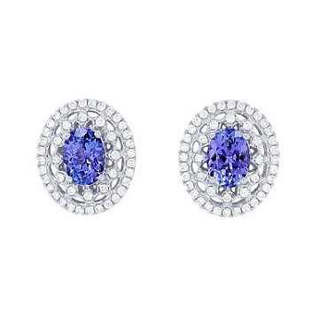 Diamond Bezel Hoop Earrings