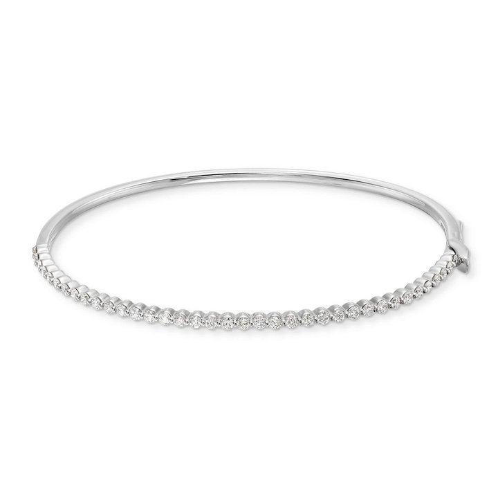 Floating Diamond Bangle