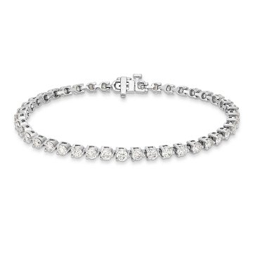 Round Diamond Tennis Bracelet | Diamonds Direct