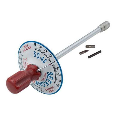 Seekonk S0-48 1/4'' Torque Gauge Screwdriver - 0-48 Inch Ounces ...