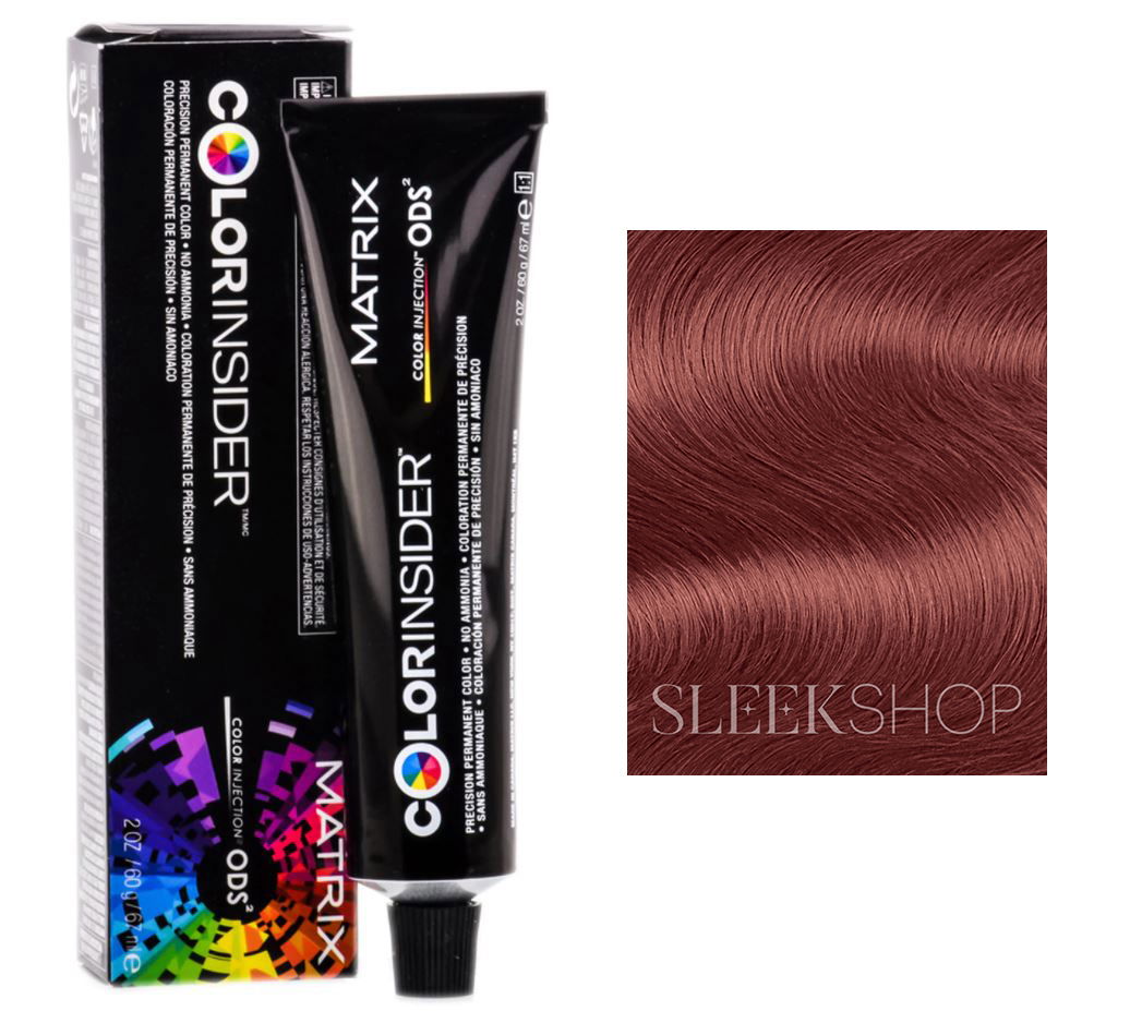 5RV Medium Brown Red Violet Matrix Color Insider Ammonia Free Permanent Cream Hair Color Dye SleekShop