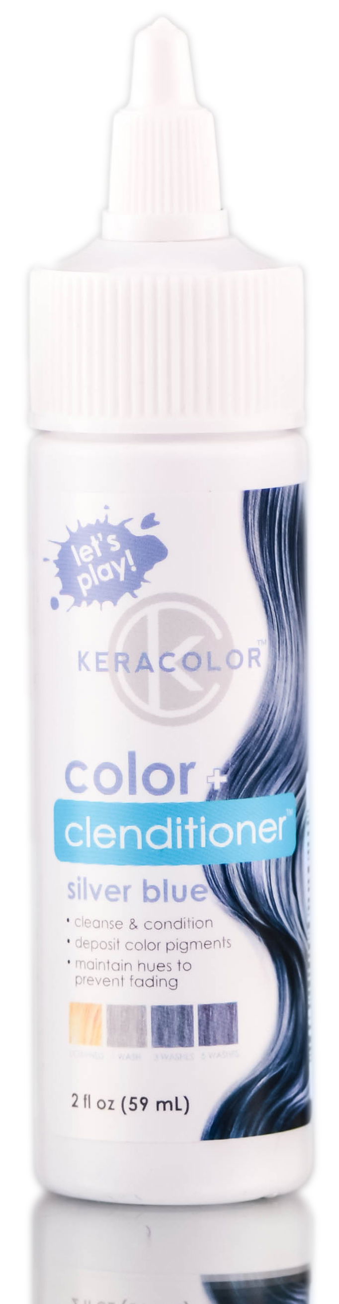2 oz, Keracolor Color Silver Blue Clenditioner | SleekShop