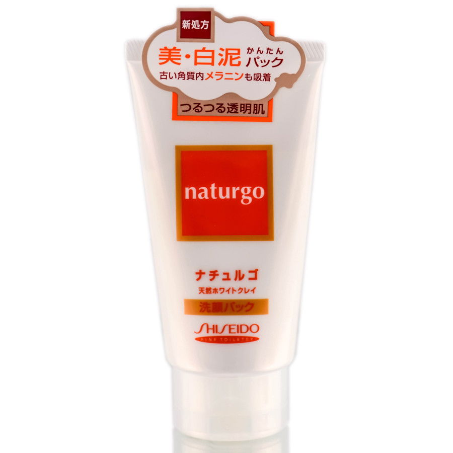 Size : 4.23 oz, Shiseido Naturgo White Clay Facial Pack | SleekShop