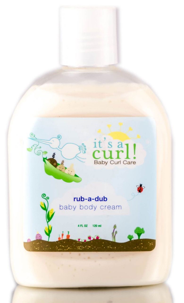 Size : 4 oz, Its a Curl Rub-A-Dub Baby Body Cream by Curls | SleekShop