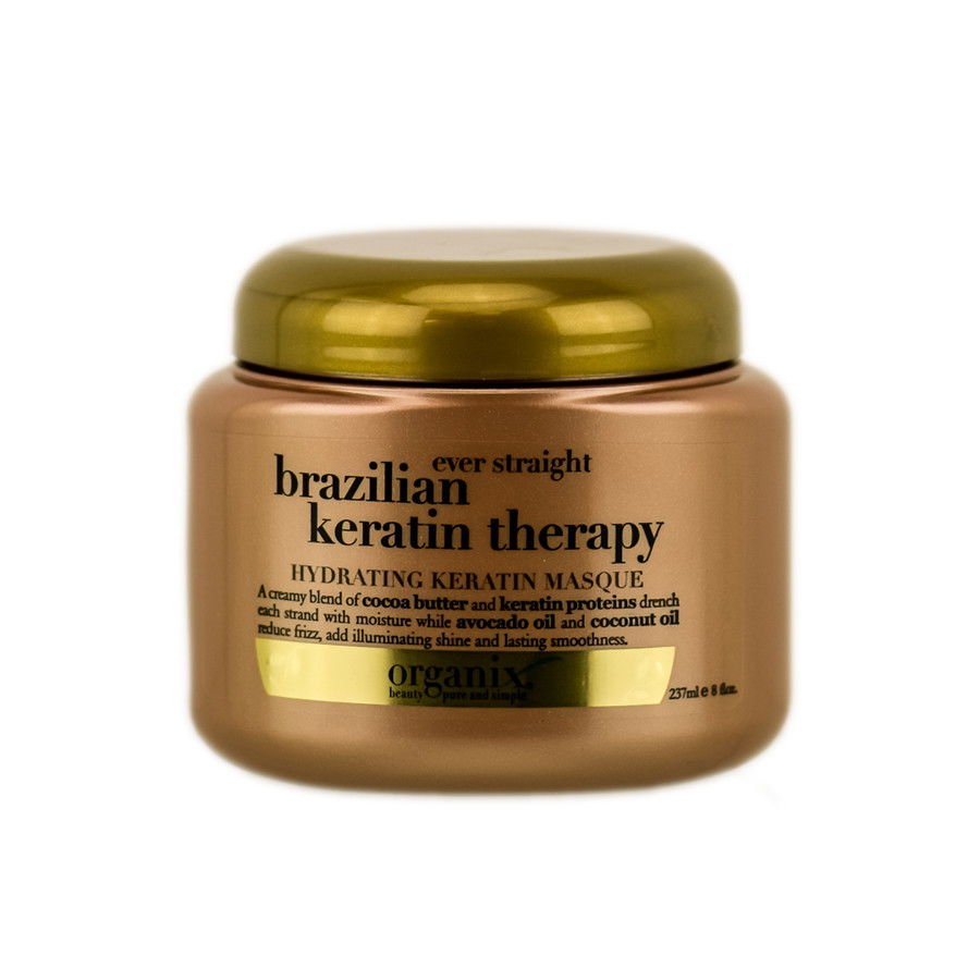 Size : 8 oz, Organix Ever Straight Brazilian Keratin Therapy Hydrating ...