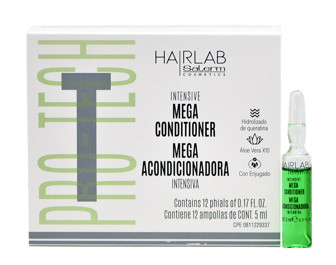 12 Vial x 0.17 oz, Salerm Cosmetics Mega Conditioner For Nature ...
