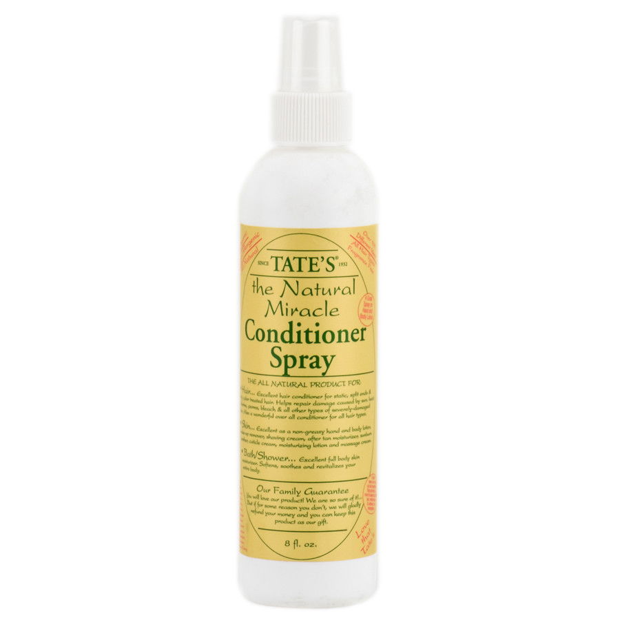 Size : 8 oz, Tate's The Natural Miracle Conditioner Spray | SleekShop