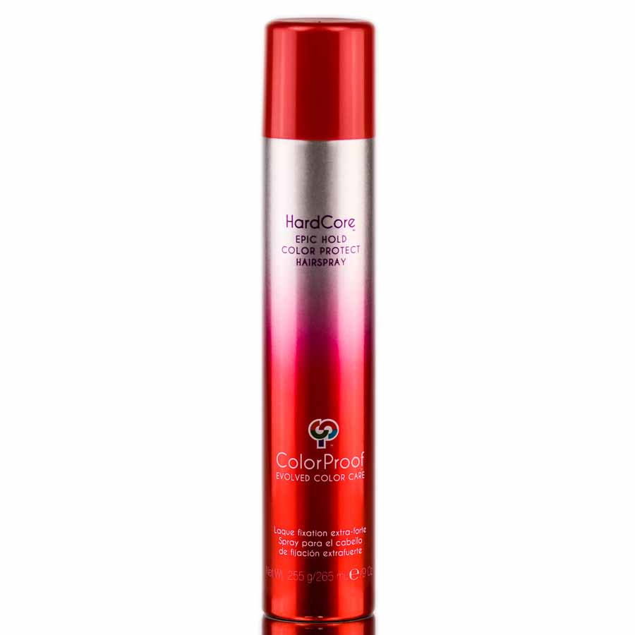 Size : 9 oz, ColorProof HardCore Epic Hold Color Protect Hairspray ...