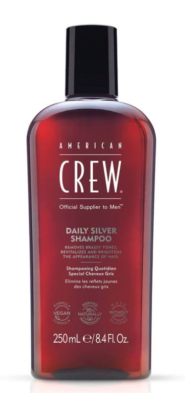 Size : 8.45 oz, American Crew Classic Gray Shampoo | SleekShop