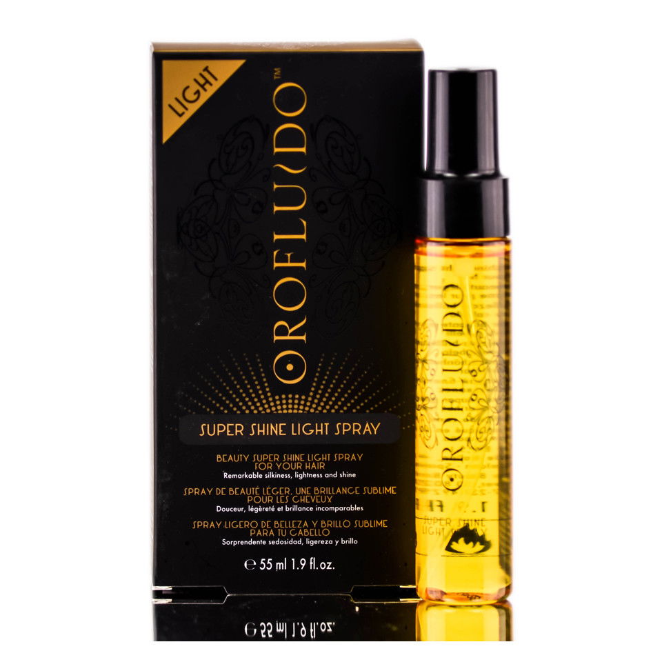 Option : 1.9 oz / Light, Orofluido Beauty Super Shine Light Spray ...