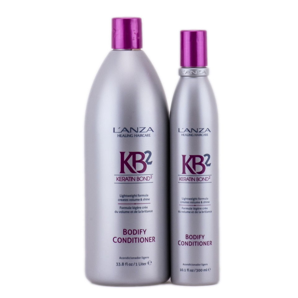 Size : 10.1 oz, Lanza KB2 Keratin Bond Bodify Conditioner | SleekShop