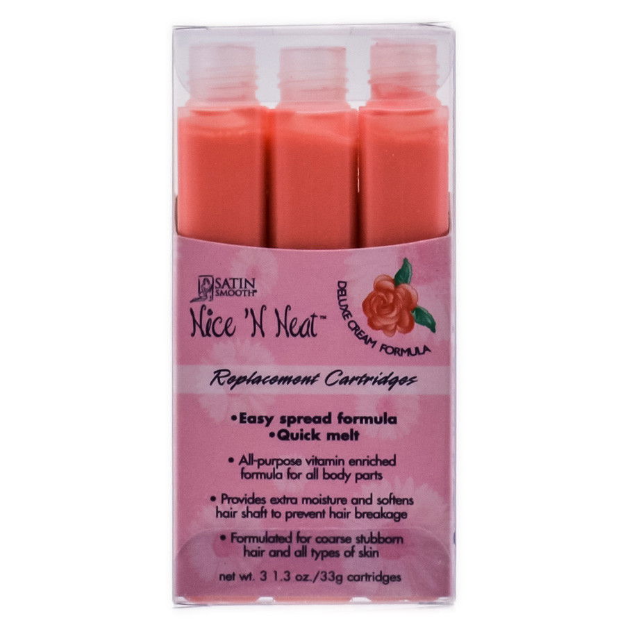 Size : 3 Piece - 1.3 oz, Satin Smooth Nice N Neat Deluxe Cream Formula ...