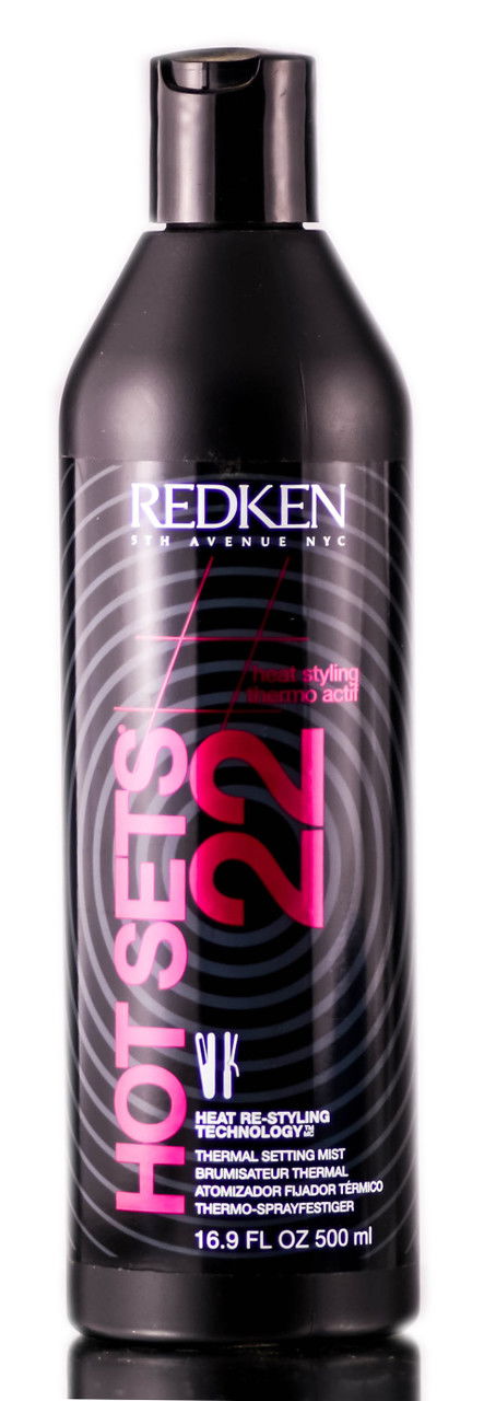 Size : 16.9 oz. refill, Redken Hot Sets 22 Thermal Setting Mist | SleekShop