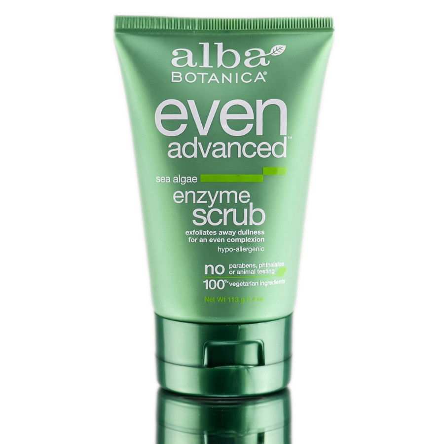 4 oz, Alba Botanica Even Advanced Sea Enzyme Facial Scrub | SleekShop