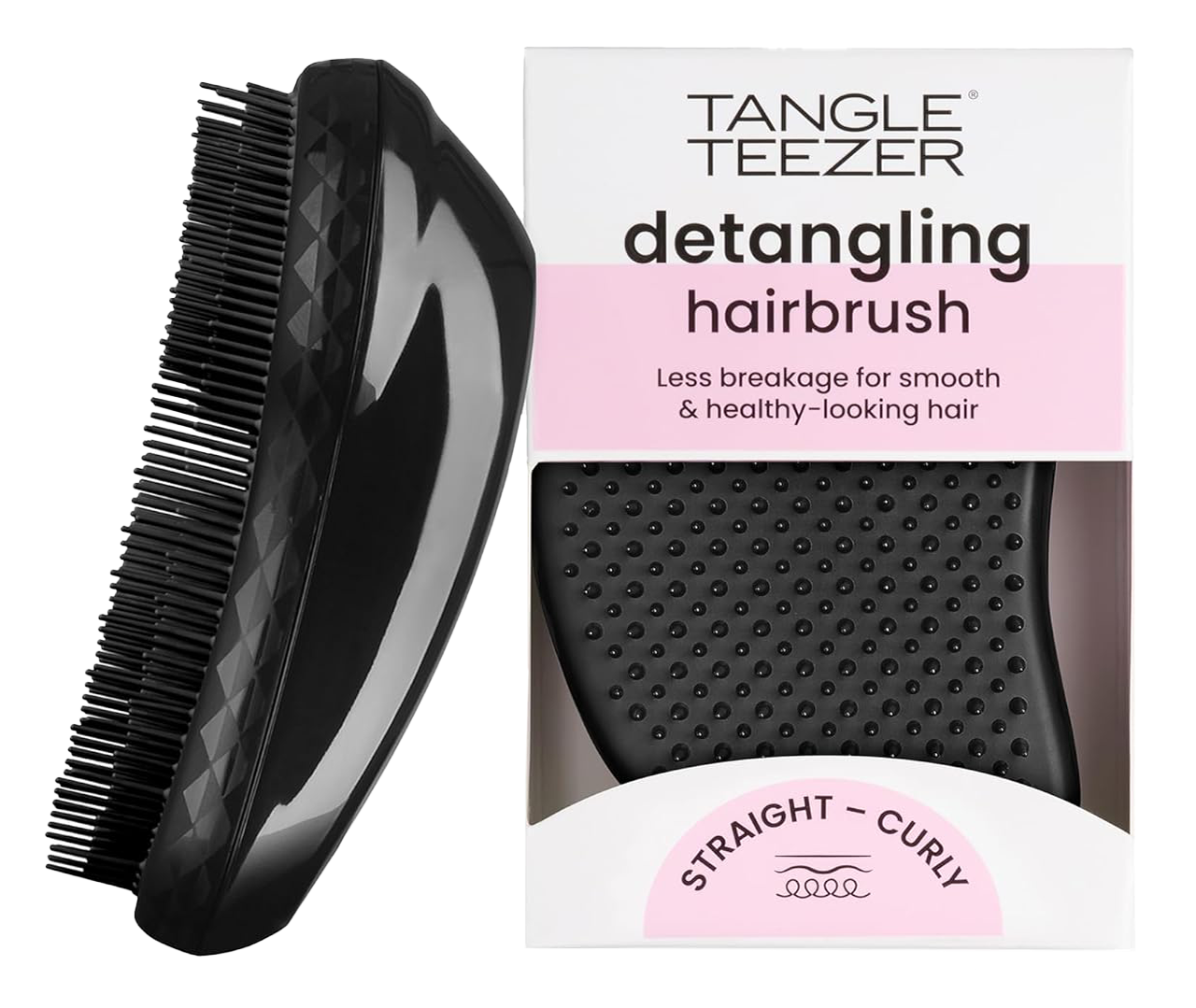 Thick & Curly / Red, Tangle Teezer The Original Detangling Hairbrush ...