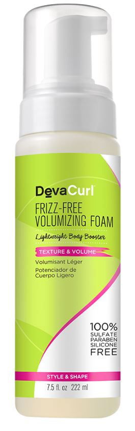 7.5 oz, DevaCurl Frizz-Free Volumizing Foam | SleekShop