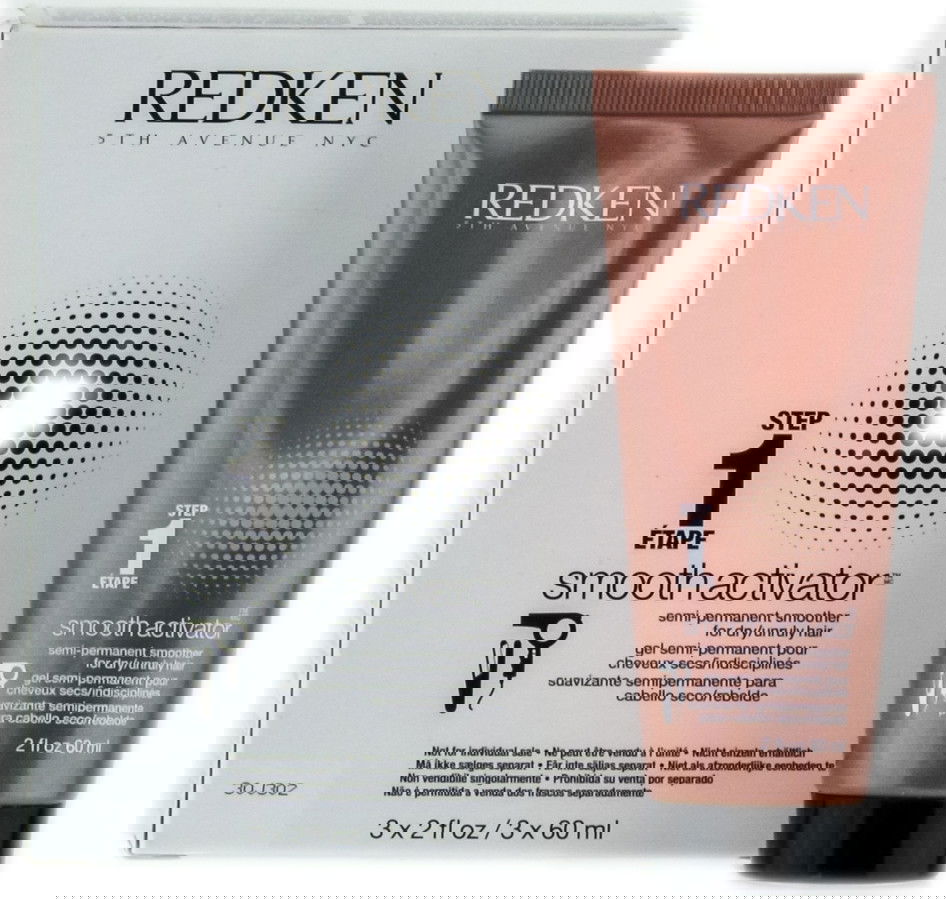 Size : 3 x 2 oz tubes, Redken Smooth Activator - Step 1 | SleekShop