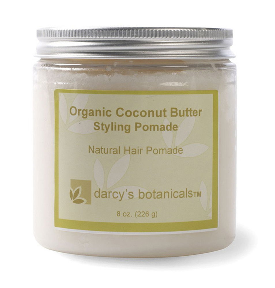 Size : 8 oz, Darcy's Botanicals Organic Coconut Butter Styling Pomade ...