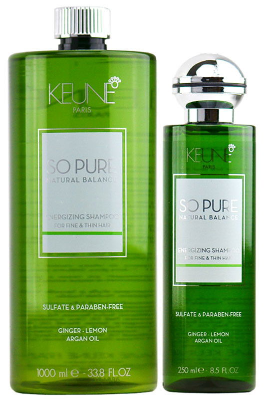 Size : 33.8 oz / liter, Keune So Pure Natural Balance Energizing ...