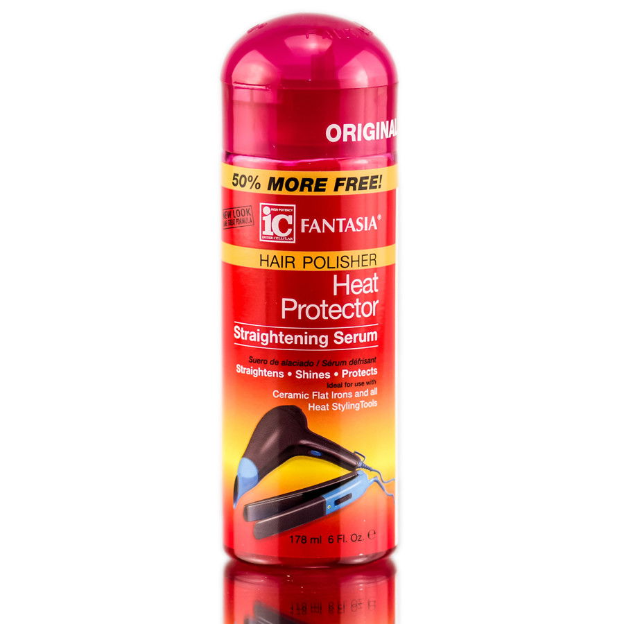 Size : 6 oz, Fantasia IC Heat Protector Straightening Serum | SleekShop