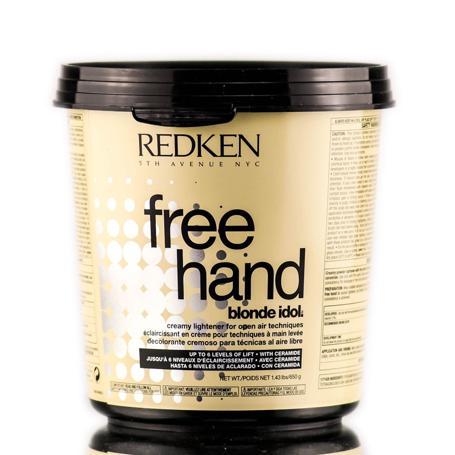 Option : 1.3 lbs, Redken Free Hand Blonde Idol Creamy Lightener | SleekShop