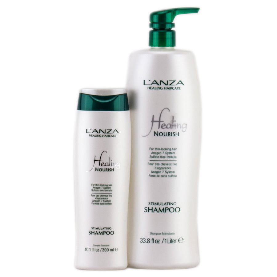 10.1 oz, Lanza Healing Haircare Nourish Stimulating Shampoo | SleekShop