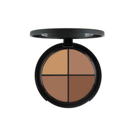 Option : Dark, Motives Color Perfection Quad Cream Foundation | SleekShop