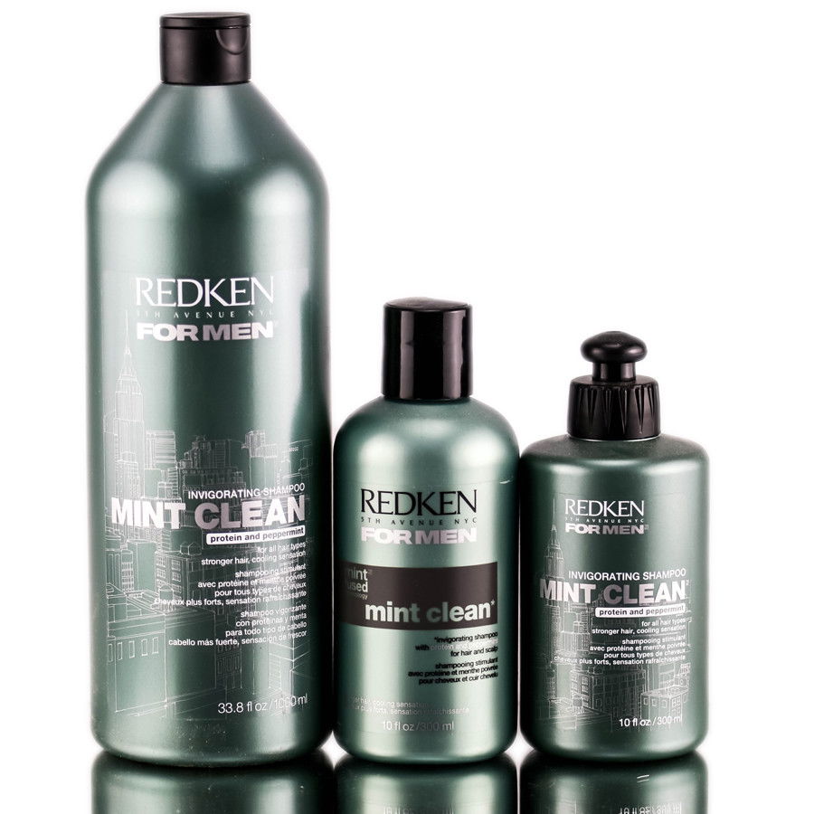 Size : 10 oz, Redken for Men Mint Clean Invigorating Shampoo | SleekShop
