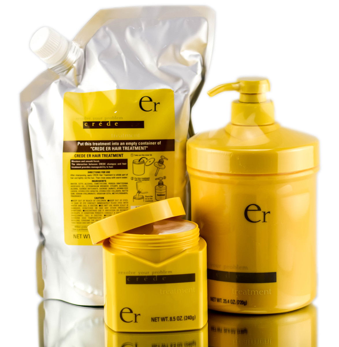 Size : 25.4 oz - pump, Crede ER Hair Treatment | SleekShop