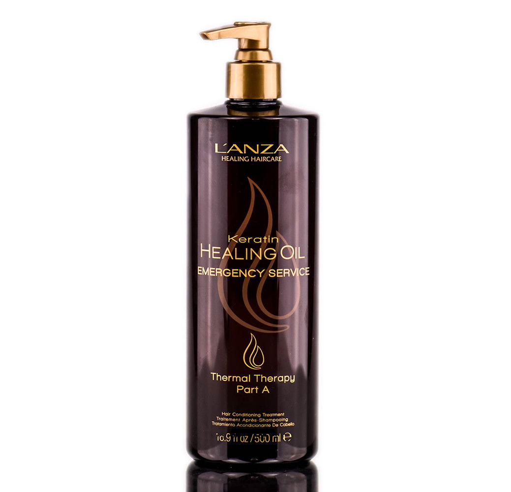 Size : 16.9 oz, Lanza Healing Haircare Healing Oil Thermal Therapy Part ...