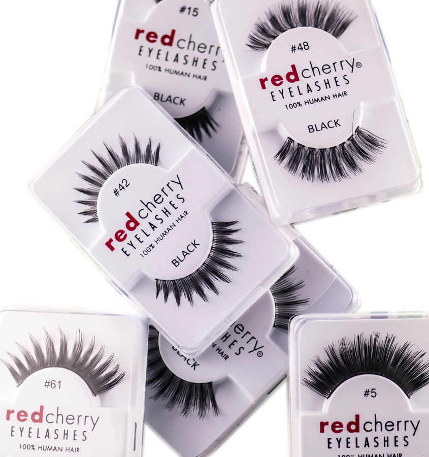 Option : #30 - Marlow, Troika Red Cherry Eyelashes | SleekShop