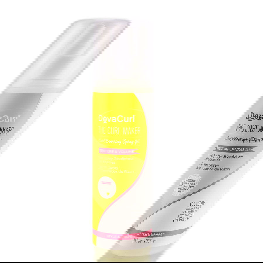 8 oz, DevaCurl The Curl Maker Curl Boosting Spray Gel | SleekShop
