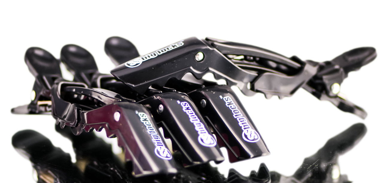 Black, SS Big Locks Alligator Clips | SleekShop