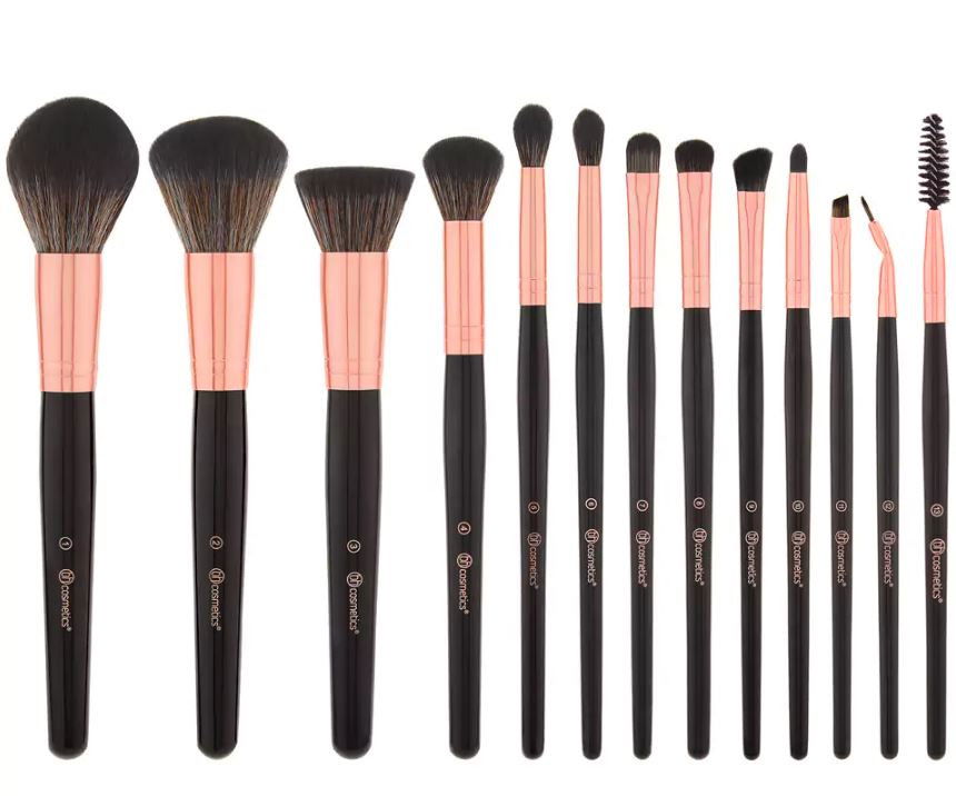 13 Piece, BH Cosmetics Signature Rose Gold Brush Set | SleekShop