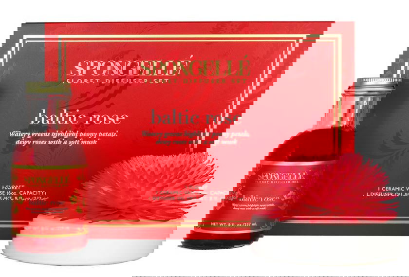 Baltic Rose, Spongelle Floret Baltic Rose Diffuser Set | SleekShop