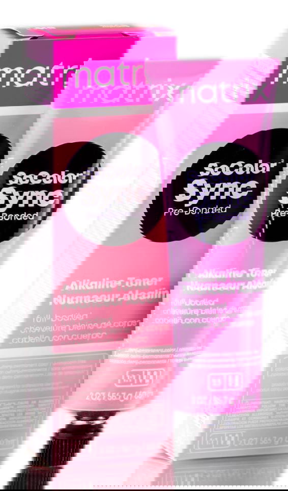 5AA Medium Brown Ash Ash, Matrix Color Sync Power Cools Demi-Permanent ...