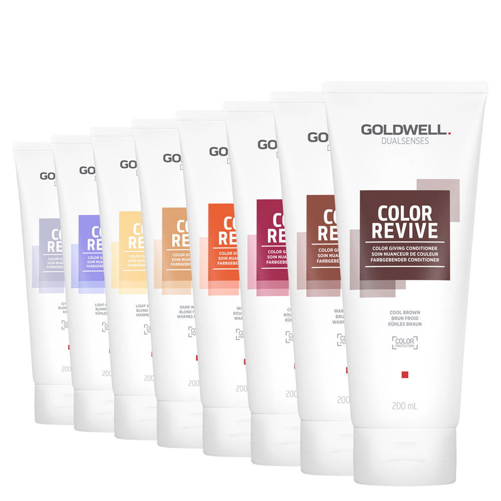 Cool Brown, Goldwell Dualsenses Color Revive Color Conditioner (6.7 oz ...