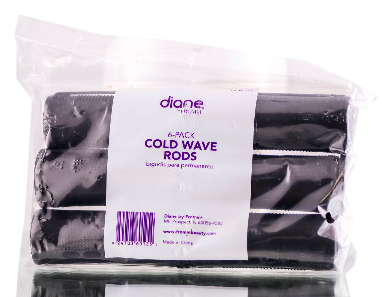1 1/4" (6 pc), Diane Black Cold Wave Rods | SleekShop